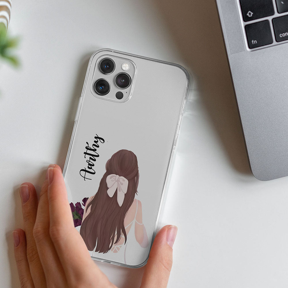 Transparent Silicone case with Book Love#N# – S A A B O O